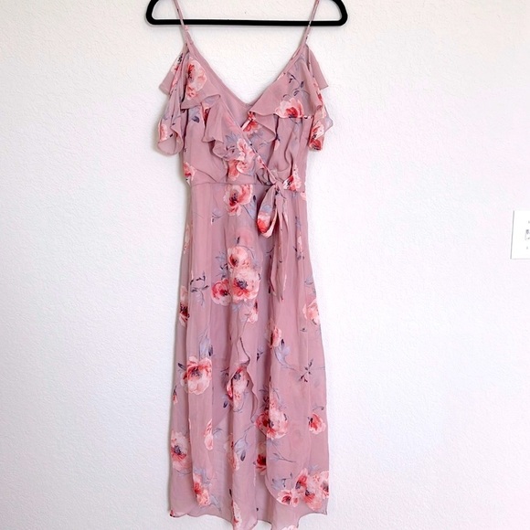 Jodi Kristopher | Dresses | Jodi Kristopher High Low Floral Ruffle ...